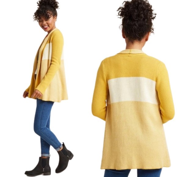 Modcloth | Sweaters | Modcloth Simply Snuggly Cotton Color Block ...
